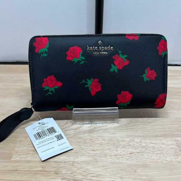 kate spade | Bags | Kate Spade Chelsea Rose Toss Printed Large ...